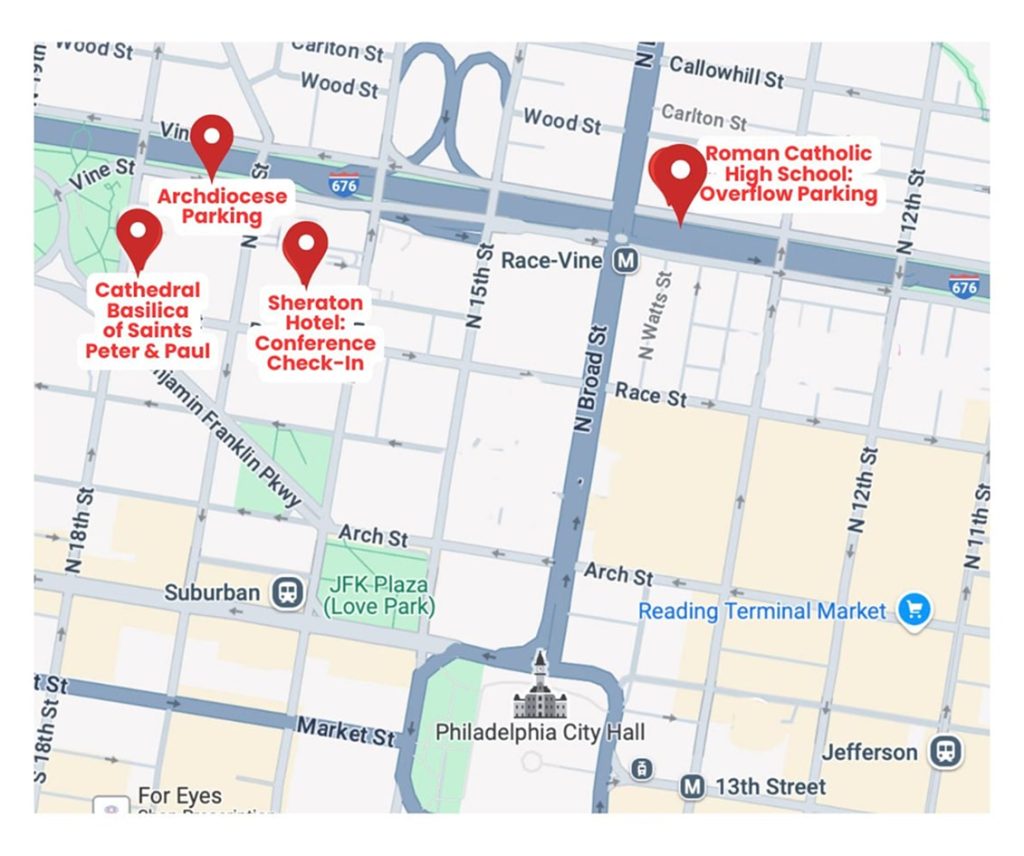 Conference Map – OMYA Office for Ministry With Young Adults